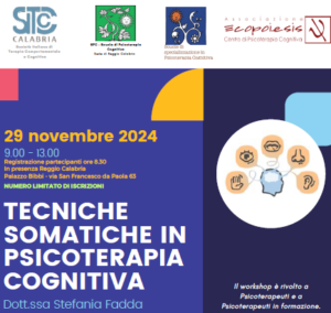 Tecniche Somatiche in Psicoterapia Cognitiva - SITCC